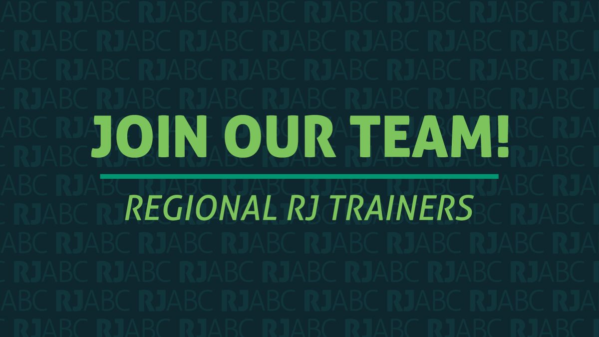 Hiring - Regional Restorative Justice Trainers - RJABC Home